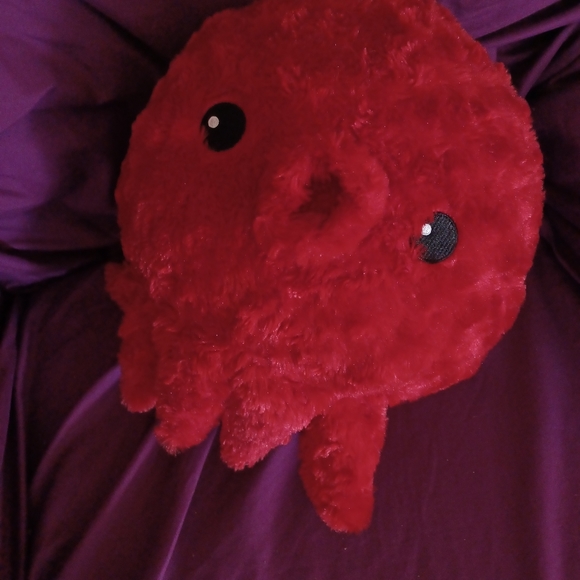 mochi punni | Toys | Red Curly Octopus Plush Mochi Punni Kawaii | Poshmark